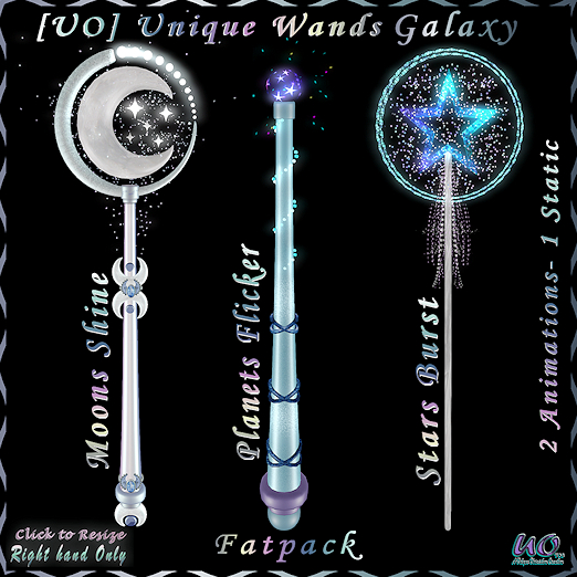 Second Life Marketplace - [UO] Unique Wands - The Galaxy Collection ...